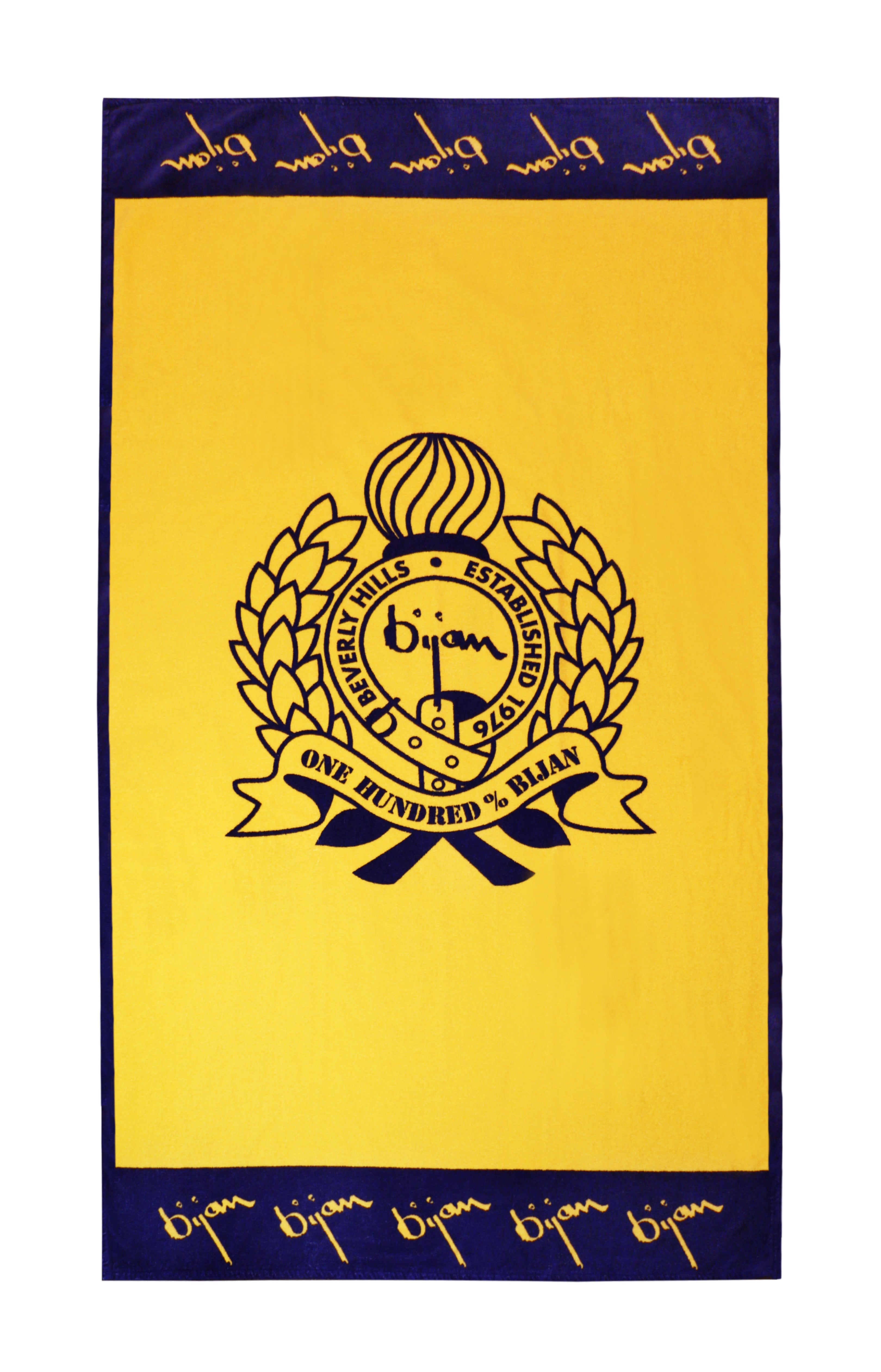 Bijan Yellow Beach Towel – House of Bijan