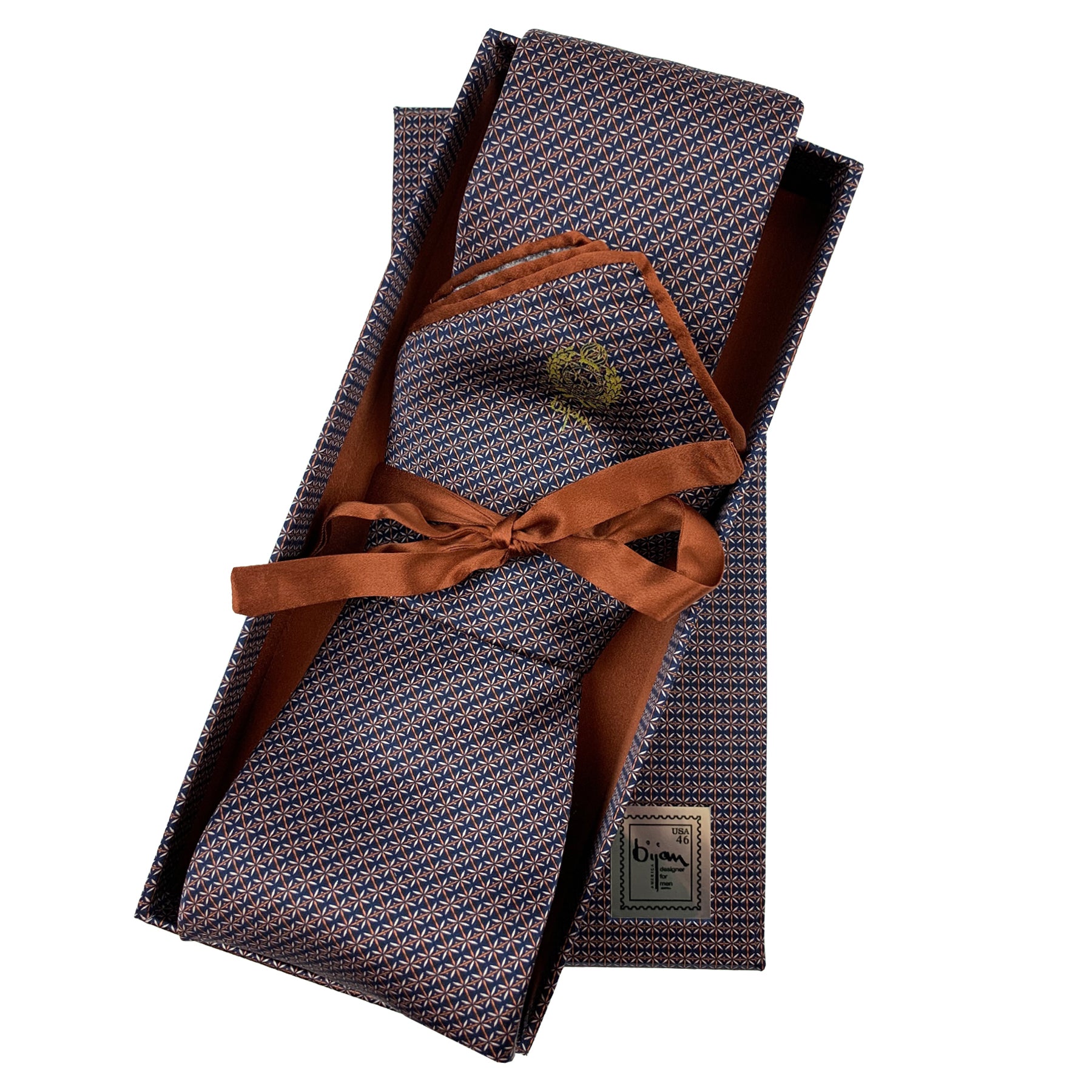 Bijan Pure Silk Tie Set – House of Bijan