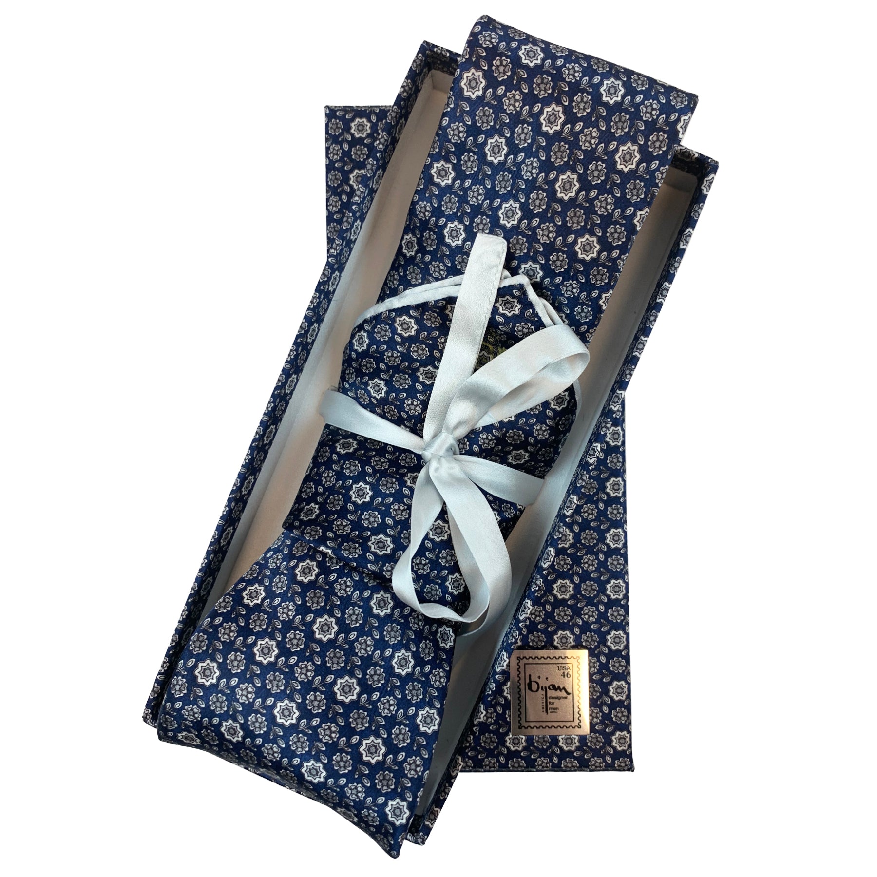 Bijan Pure Silk Tie Set – House of Bijan