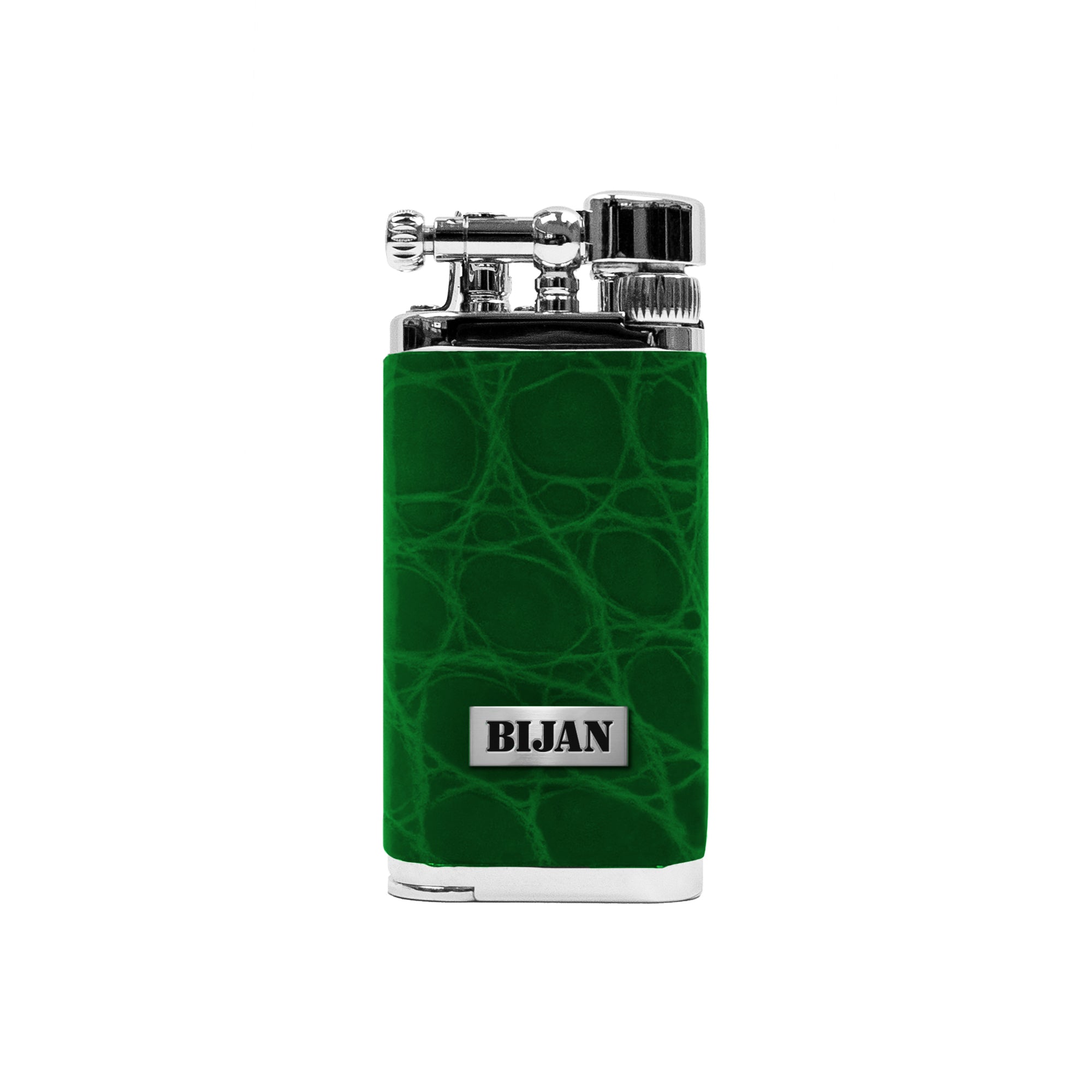 Green Alligator Vintage Lighter – House of Bijan