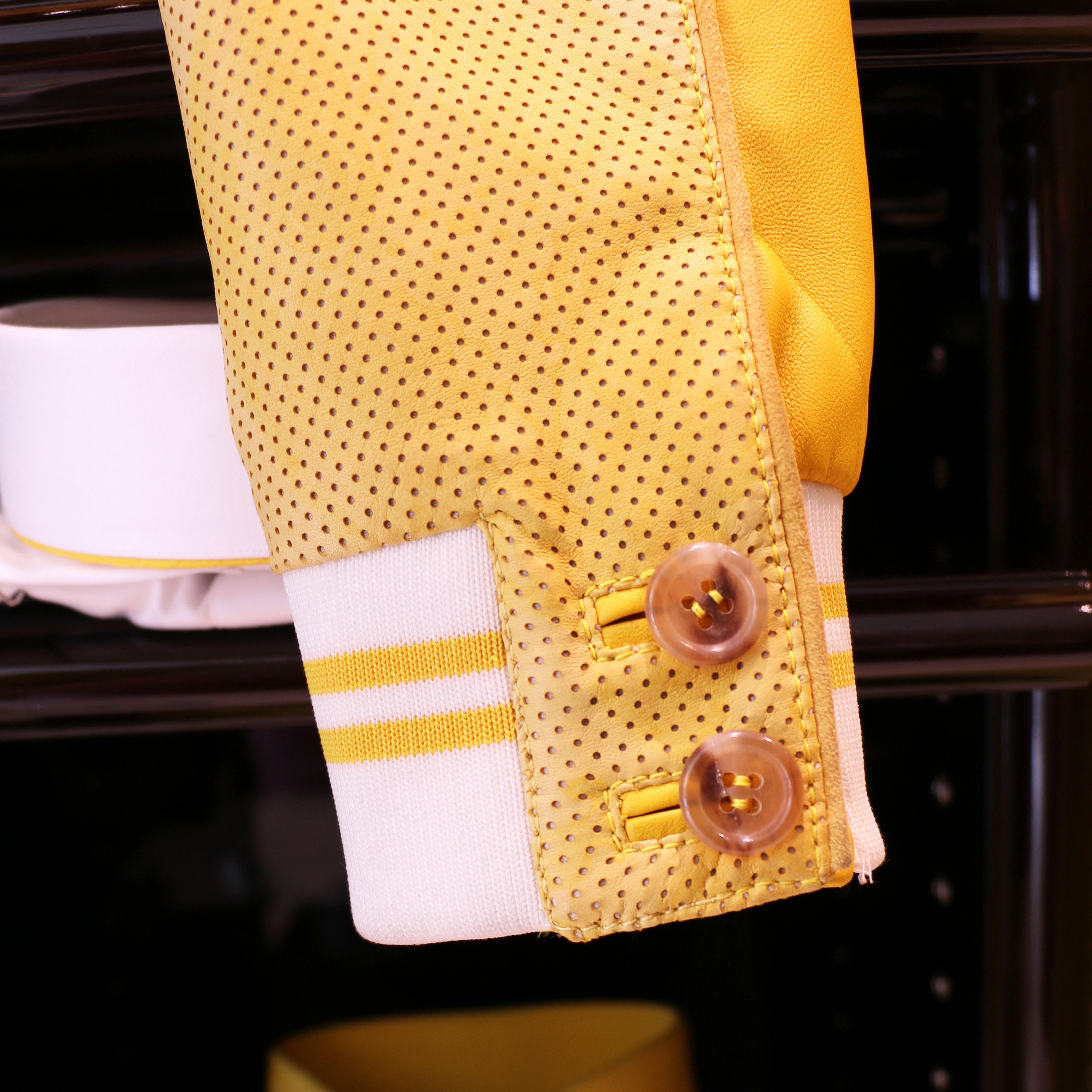 Special Order Yellow Leather Jacket – House of Bijan